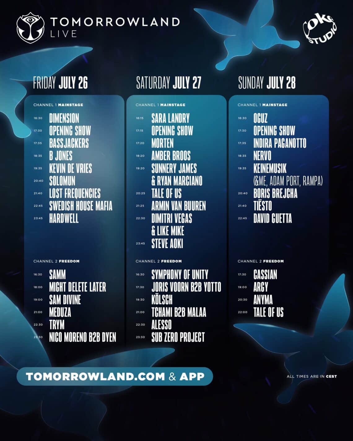 Tomorrowland 2024 Weekend Two: Full Lineup And Livestream Details | Hit ...